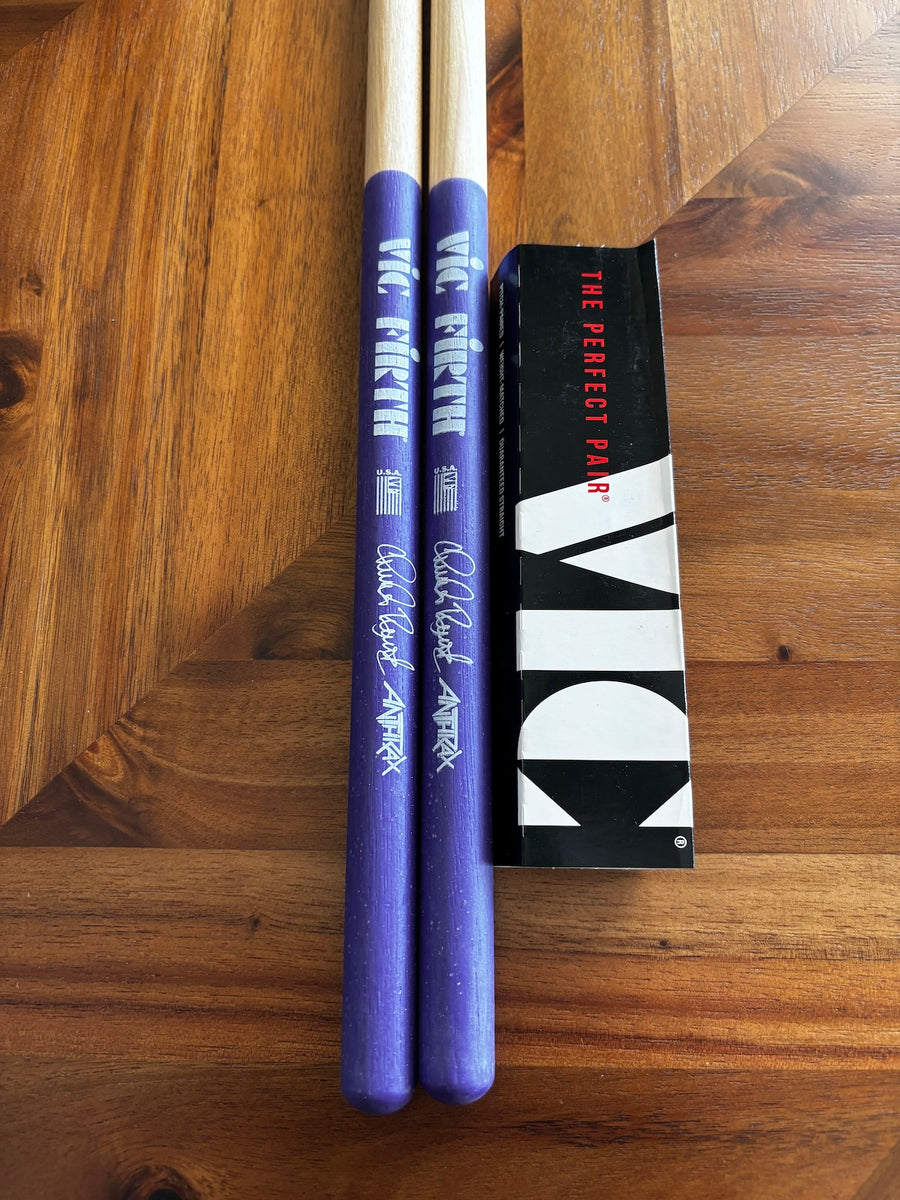 ANTHRAX Vic Firth Charlie Benante Signature Sticks Purple – Charlie ...