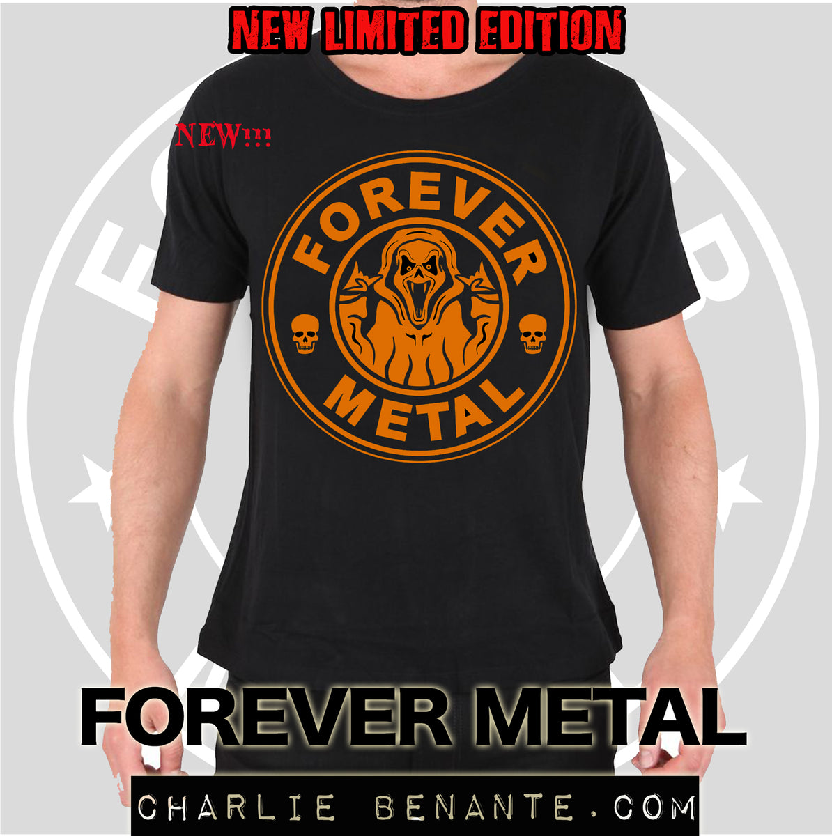 Forever Metal Ringer Tee – Charlie Benante Store